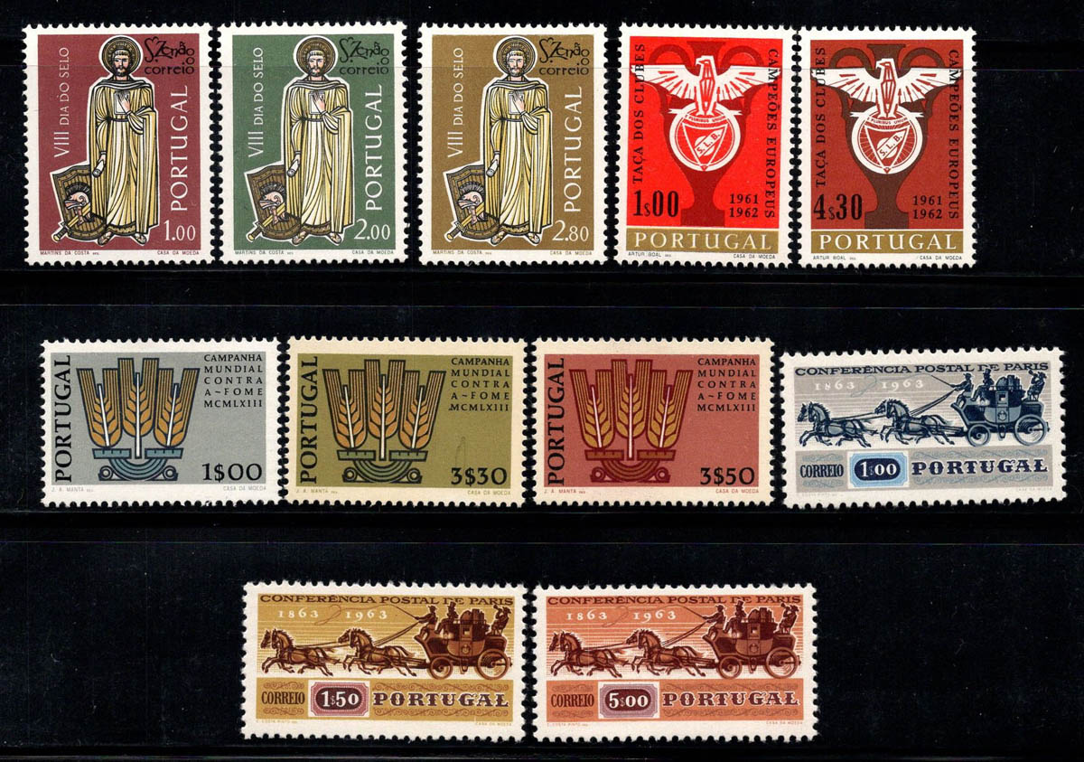 Portogallo 1962-63 Mi. 930-940 Nuovo ** 100% francobollo, Calcio, contro fame